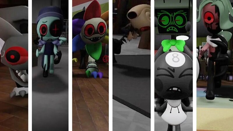 5 Main Twisted Characters + Lethal In Dandy's World - Pebble Astro ...