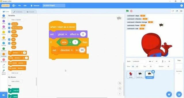 Spider Man Web Shooting Game in Scratch 3.0 | Scratch Tutorial ...