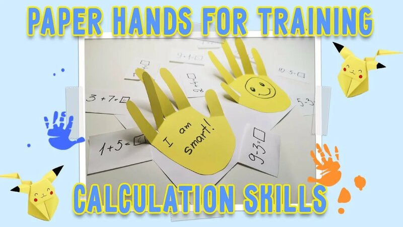 Your kid will calculate like a PRO with these paper training hands ...