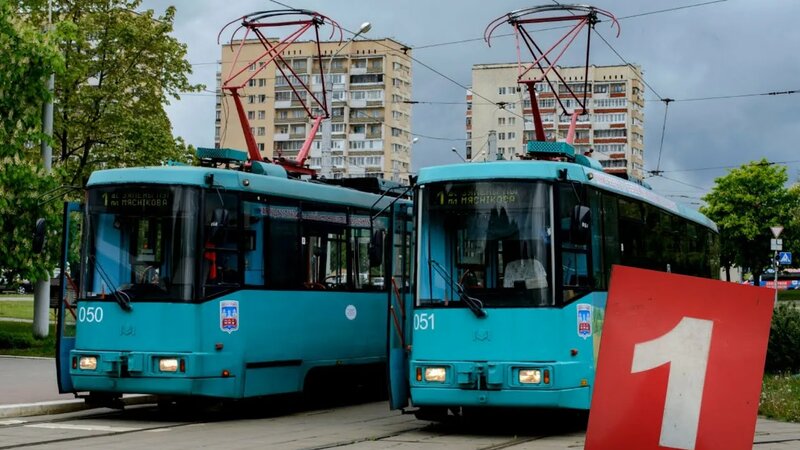 Минский Трамвай. ДС "Зелёный Луг" - Вокзал | Minsk Tram. Route #1 ...