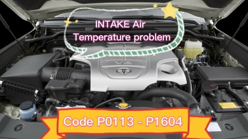 P0113 Toyota // P1604 Toyota // Intake Air Temperature P0113 / P0112 ...
