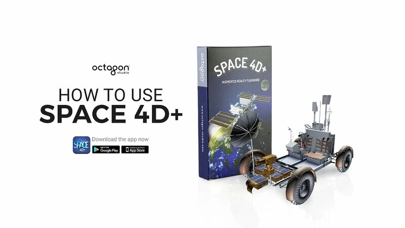 How To Use Space 4D+ Augmented Reality Flashcards | Octagon Studio ...