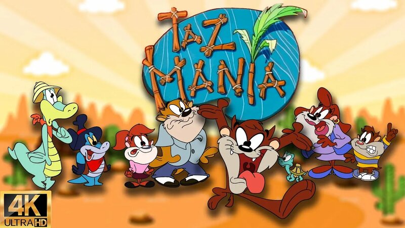 Taz-Mania (TV Series) [Remastered Intro in 4K] / Тасманский дьявол [ENG ...
