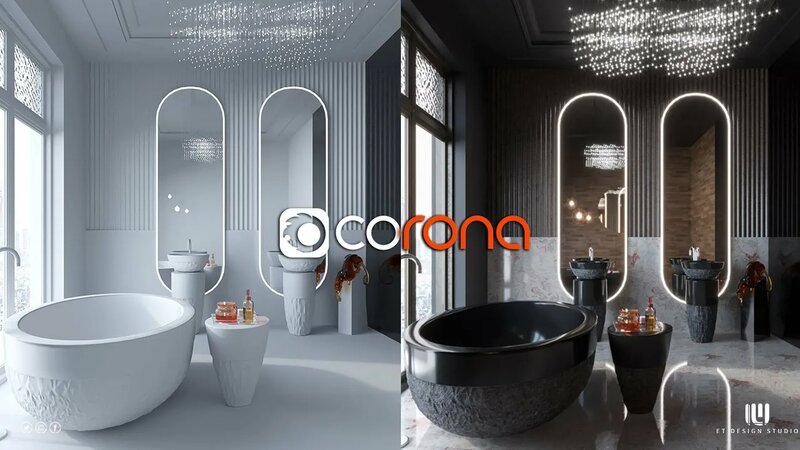 3ds Max Corona Bathroom Render Tutorial (Best Corona Render6)#10 ...
