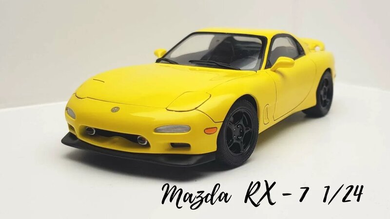 Tamiya Mazda RX 7 R1 plastic model (Tamiya 1/24 kit) - Yandex Video ...