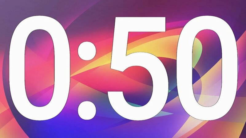50 seconds Countdown Timer | 50 secs | Silent w/ Alarm - Yandex Video ...