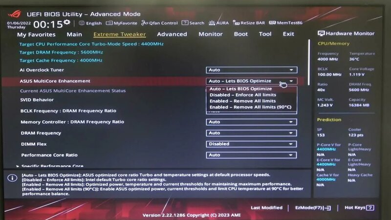 How to Manage ASUS Multicore Enhancement on Asus ROG Maximus Motherboards|Complete Performance ...