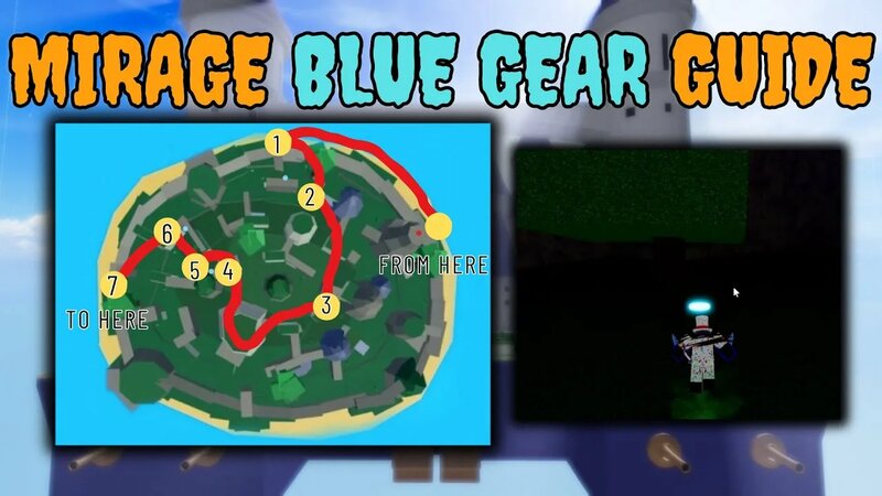 All Mirage Blue Gear Spawn Locations Guide / Tutorial EASY [ Bloxfruits ...
