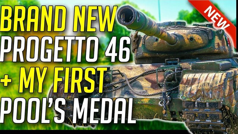 Progetto 46 And My First Pool's Medal! - World of Tanks Progetto M35 ...