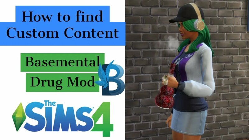 How to find Custom Content in Sims 4 // Basemental Drug Mod - Смотреть ...