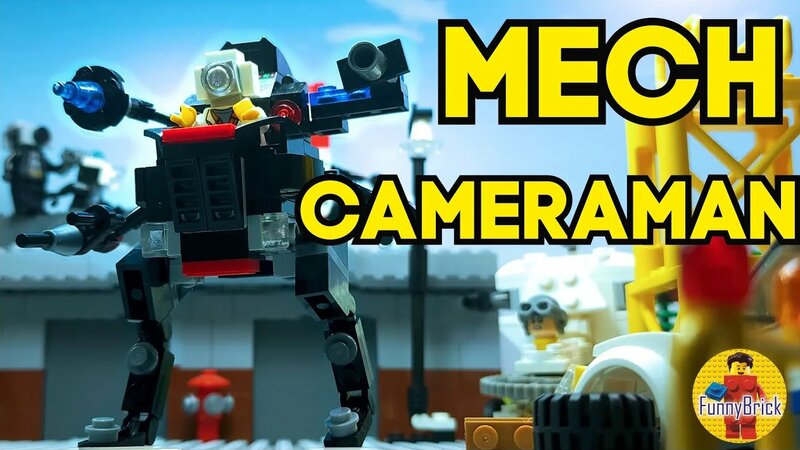 How to make Lego Cameraman Mech | Lego animation and build - Смотреть ...