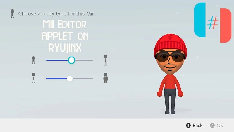 Ryujinx 1.0.6941 | Mii Editor: Creating a Mii | Switch Emulator for PC ...