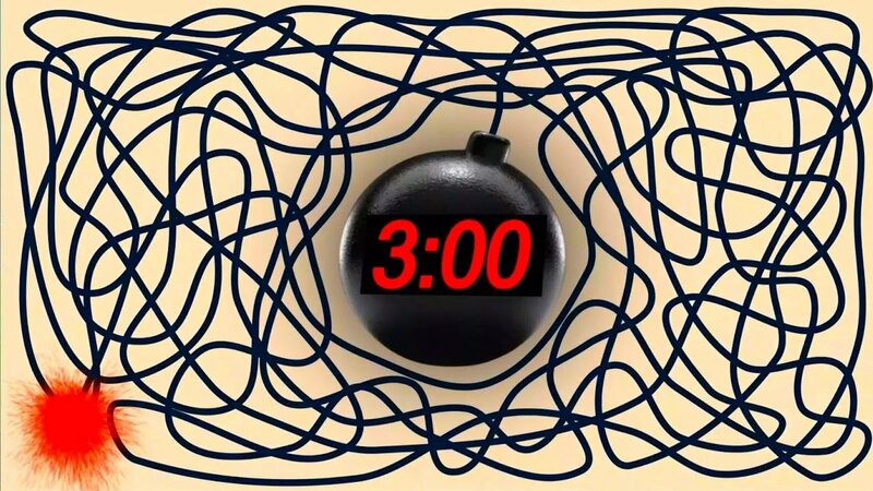 3 Minute Countdown Timer (Bomb Explosion) | Bomb Timer 3 Minutes ...