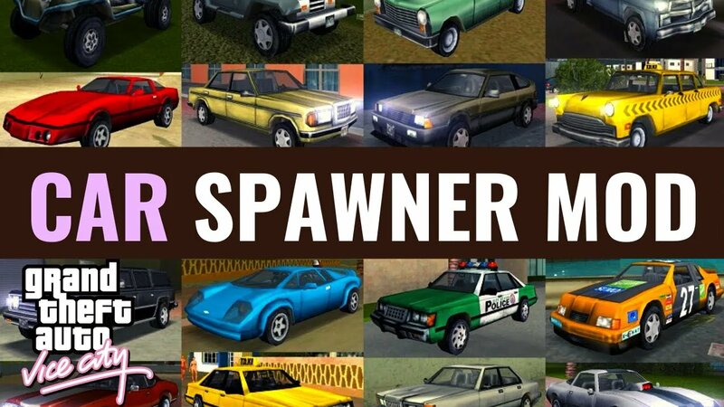 How to install Car Spawner in Gta Vice City | Vehicle Spawner mod Gta ...