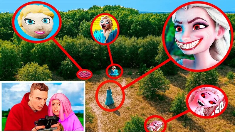 MY Drone Caught ELSA.EXE with BATH Bombs, LEGO and CAKE! - Смотреть ...