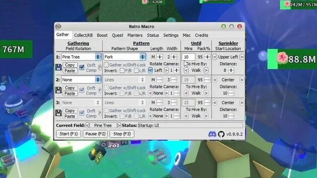The *BEST* Natro Macro Settings For Pine Tree Field | Best Patten (Bee ...