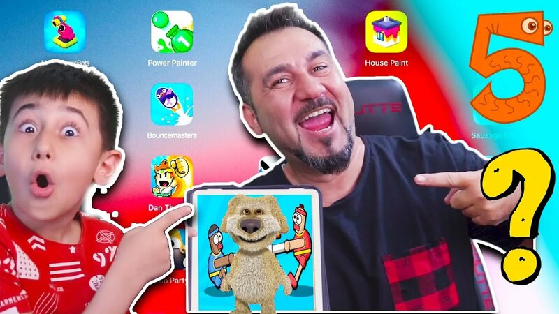 Egemen KAAN'IN Tabletindeki Oyunlar 5. Bölüm | SeseGel Çocuk mobil oyunlar