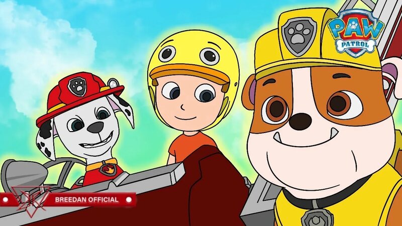 How To Draw Undo Paw Patrol Marshall x Rubble Pups Stop Super Shaker ...