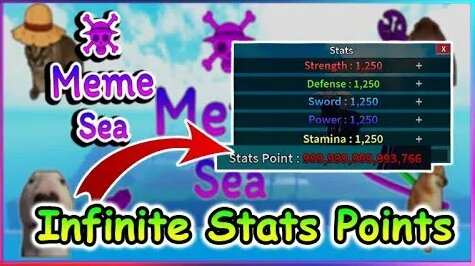 Roblox MEME SEA Script - Infinite Stats Points - Смотреть онлайн в ...
