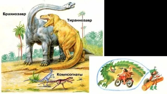 Окружающий мир 1 класс, "Когда жили динозавры?", с.18-19, Школа России ...