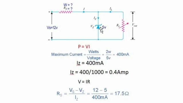 How to use zener diode in circuit।Zener diode voltage regulator।Zener ...