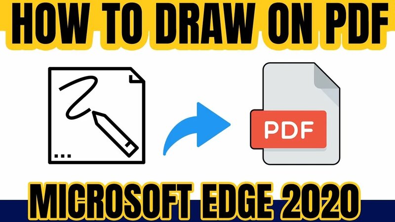 How to Draw on PDF Using Microsoft Edge Tutorial for Beginners - Yandex ...