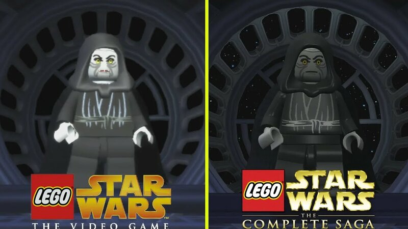 Lego Star Wars The Original Trilogy vs The Complete Saga Graphics ...