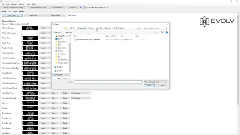 How to install and create custom themes on DNA devices using escribe ...