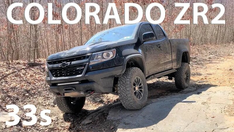 Chevy Colorado ZR2 Off Road 4x4 Nitto Ridge Grappler 285/70r17 33 Inch ...