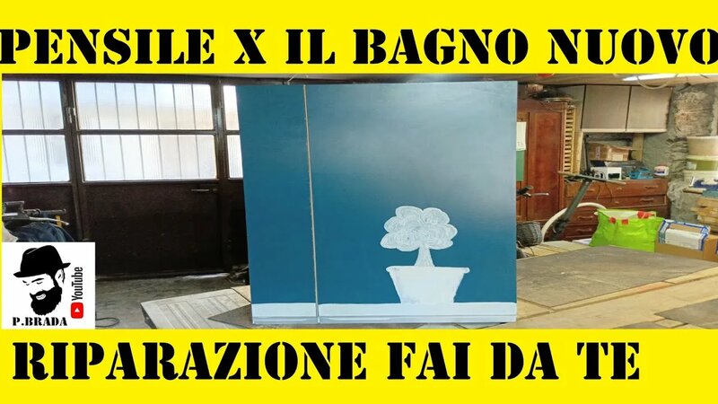 Pensile x il bagno ridimensionato e riparato Fai da Te - Смотреть ...