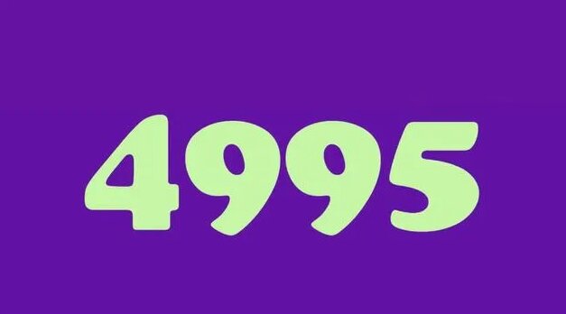 Counting numbers from 10000 to 1 Different fonts and colours version ...