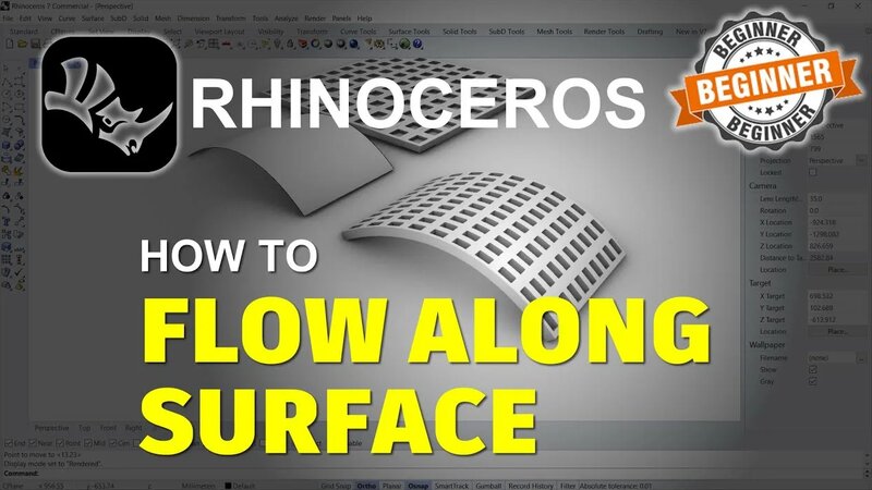 Rhino How To Flow Along Surface Tutorial - Смотреть онлайн в поиске ...