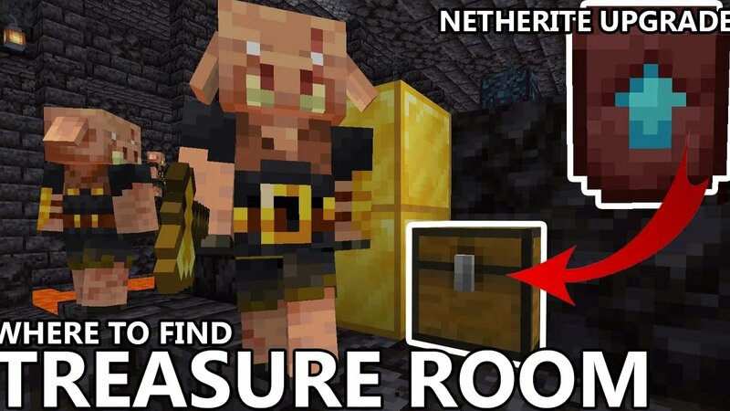 Where To Find Treasure ROOM Bastion Remnant In Minecraft - Yandex Video ...