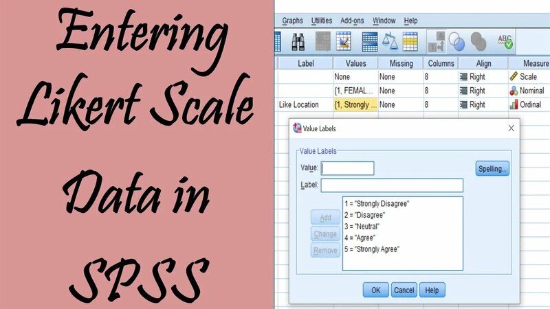 How to Enter Likert Scale Data in SPSS | Likert Scale in SPSS | SPSS ...