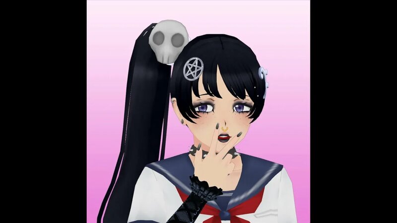 Play as my goth oc + Dl | Yandere Simulator - Yandex Video aramada ...