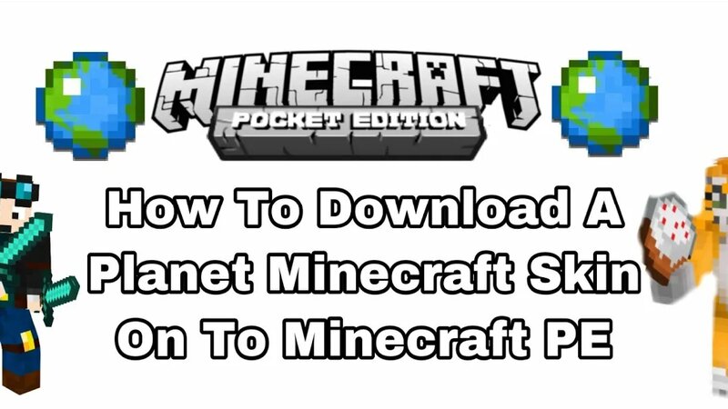 How to download a Planet Minecraft skin on to Minecraft Bedrock (Pocket ...