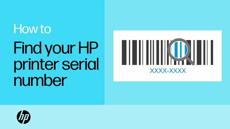 How to find your HP printer serial number | HP Support - Смотреть ...