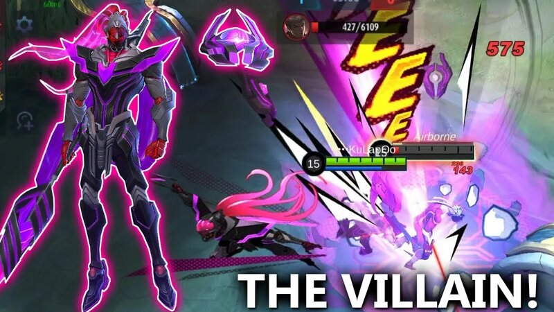 Alpha villain skin draw | alpha general void | mobile legends ...