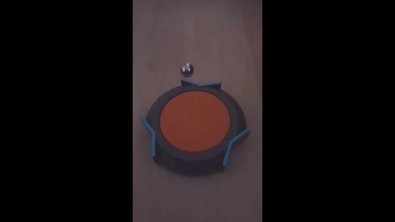 ASMR BoomTrix Slow Mo - Metal Ball Bounce Trampoline Satisfying Sound ...