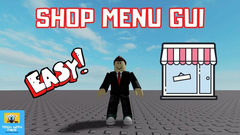 How to Make a Shop Menu GUI [Updated Version] - Roblox Studio Tutorial ...