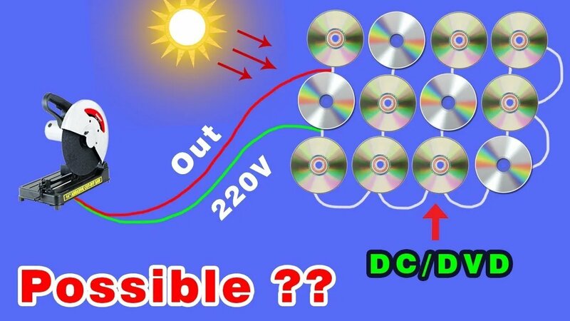 CD Solar Panel | Turn dvd into solar panel | i turn cd/dvd into a solar ...