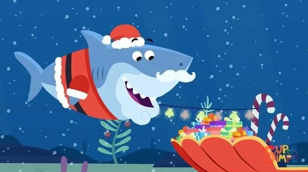 Santa Shark | Christmas Song for Kids | ft. Finny The Shark - Смотреть ...