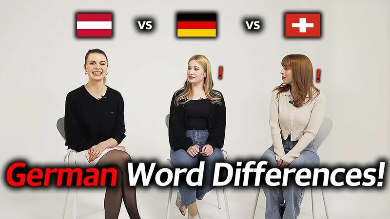 Word Differences Between German Language Countries!! (Austria, Germany ...