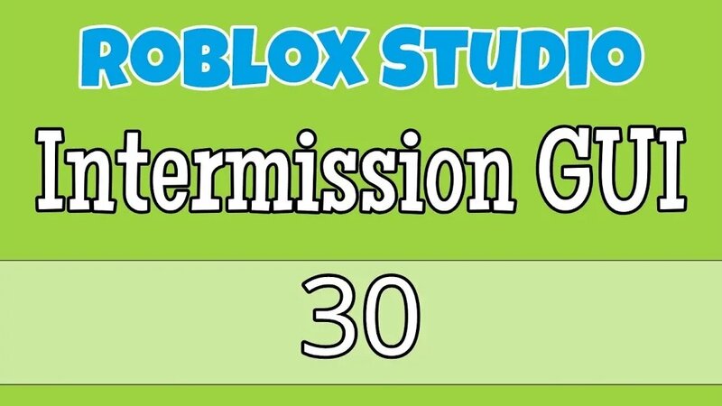 Roblox Studio | How to Make an Intermission/Countdown GUI -- Basic ...