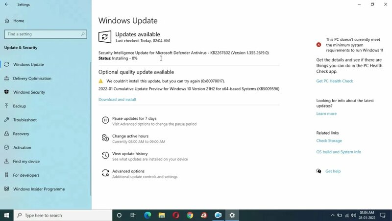 Windows 10 Cumulative Update For Version 21H2 x64 Based Systems ...