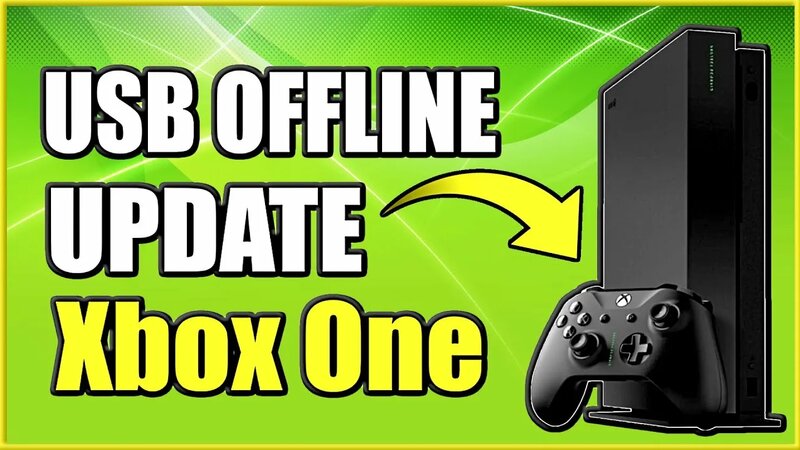 How to Update XBOX ONE Offline with USB & Fix Green Screen & Black ...