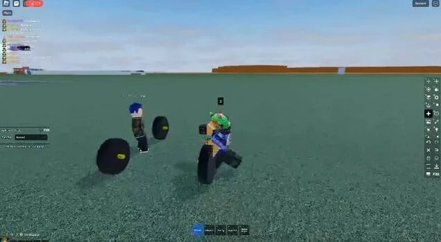 How to make a car in roblox using Btools | Как создать машину в ...