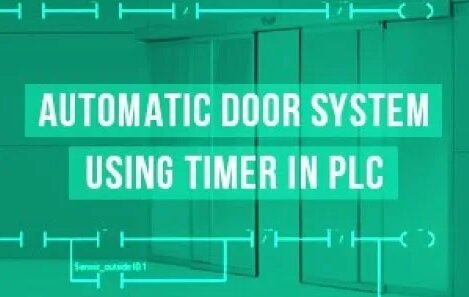 Automatic door System using Timer in PLC | PLC ladder | PLC Programming ...