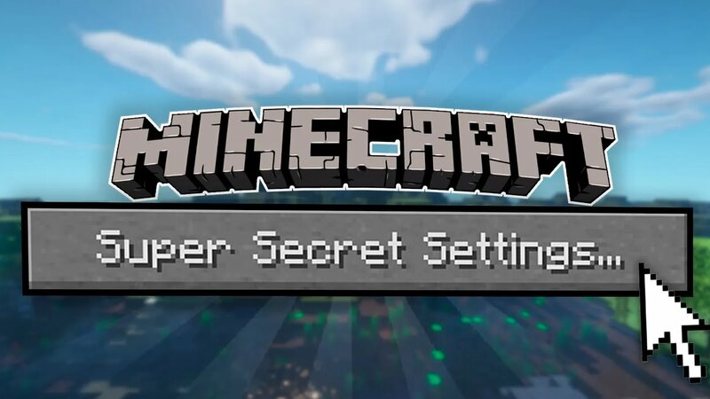 Minecraft Super Secret Settings. - Yandex Video aramada çevrimiçi izle