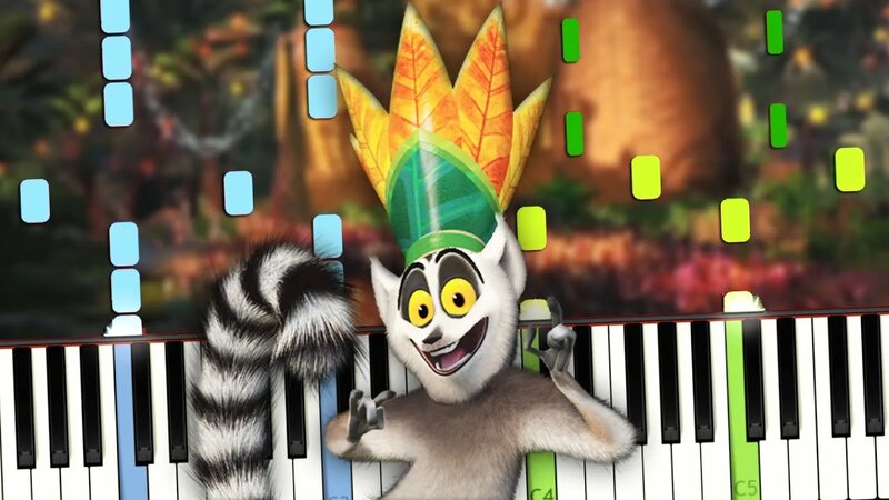 Madagascar - I Like to Move It Move It Song Piano Cover (Sheet Music ...
